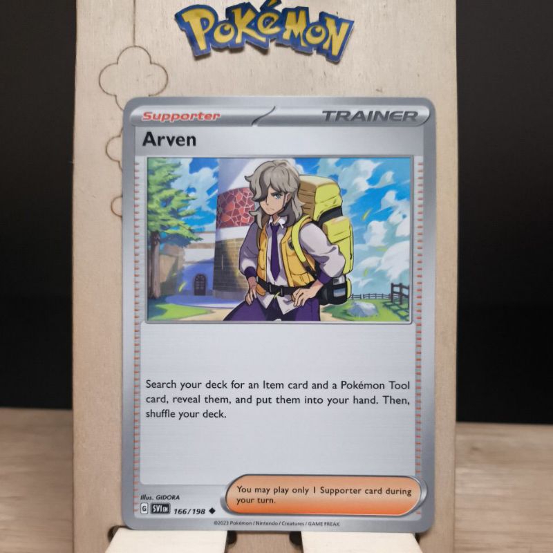 [ORI] Arven SVI 166/198 Pokemon PTCG SV1 Scarlet & Violet Common ...