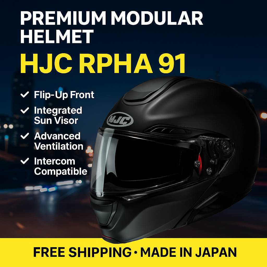 HJC RPHA 91 Modular Helmet – Sun Visor & Bluetooth Ready | Premium ...
