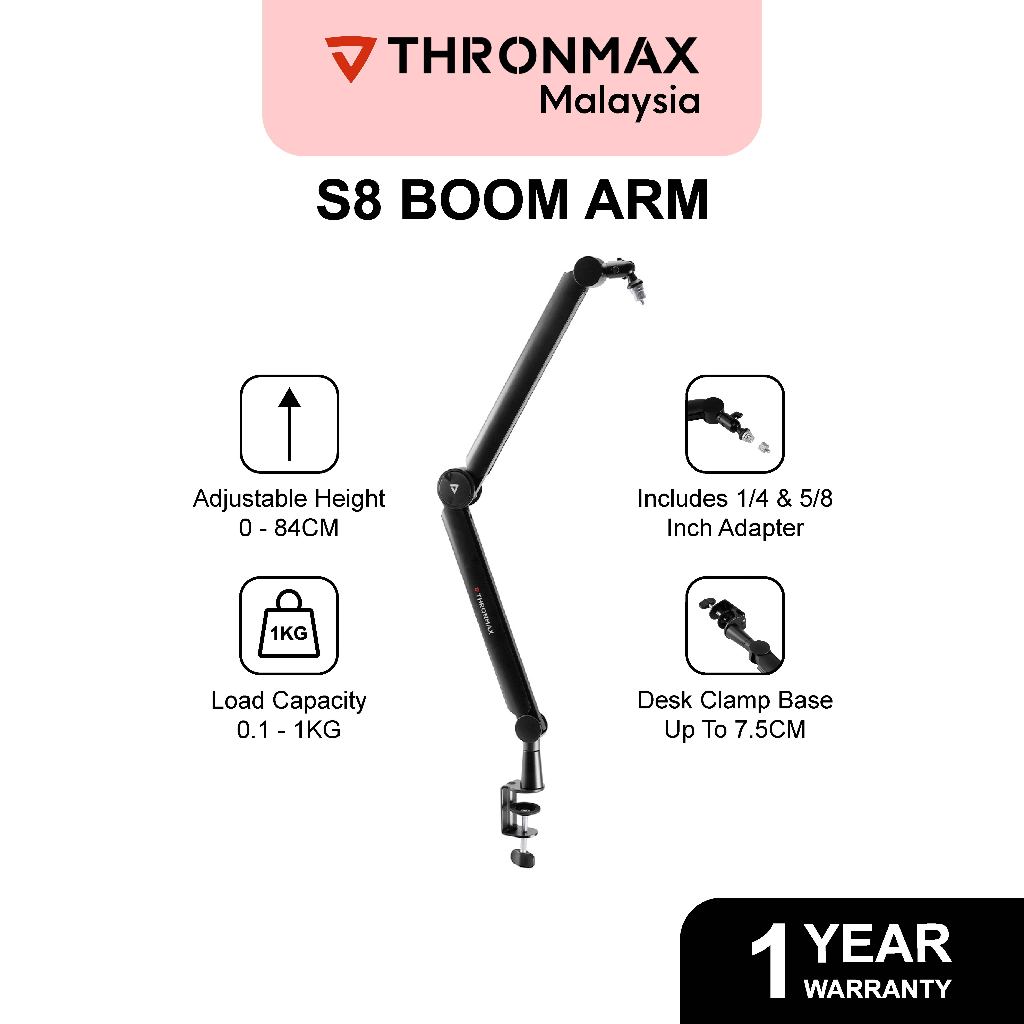 Thronmax S8 Twins Boom Arm Mic Stand. Professional-Grade Studio ...