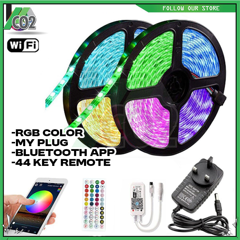 LED Strip Light 20m RGB LED Light Strip 2835 LED Tape Lights, Color ...