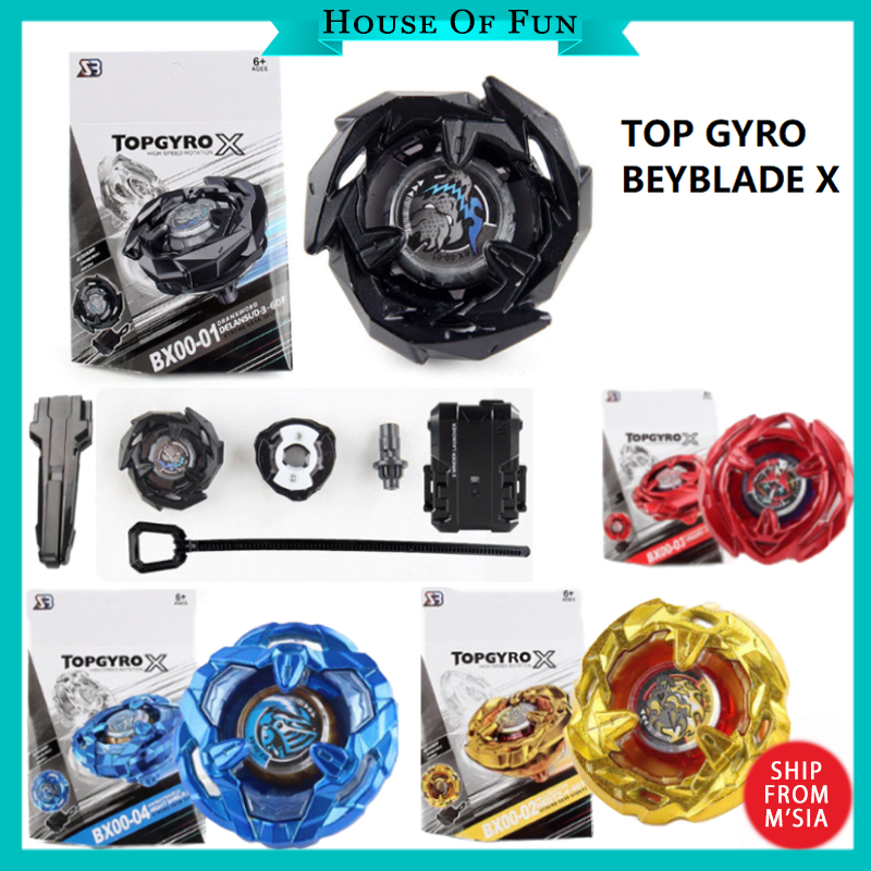 Top Gyro Beyblade X BX00-01 02 03 Dran Sword Spinning Top B34 B35 B41 B59 Gyro With Starter ...