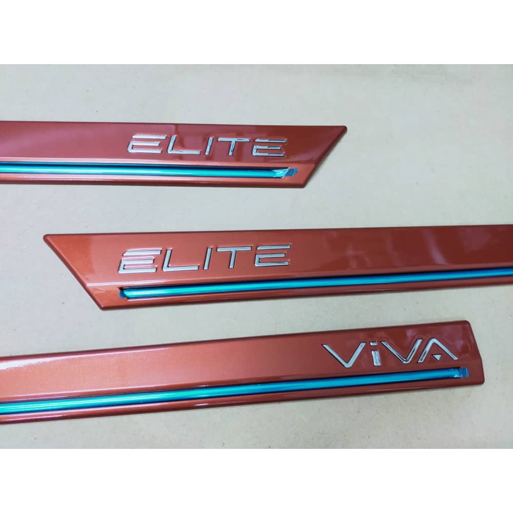 Perodua Viva Side Door Moulding Door Lining (R53 Ozzy Orange) | Shopee ...