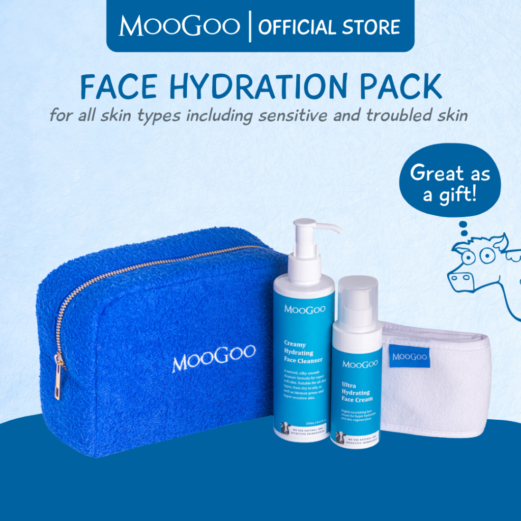 MooGoo Face Hydration Pack (Creamy Hydrating Face Cleanser 250ml ...