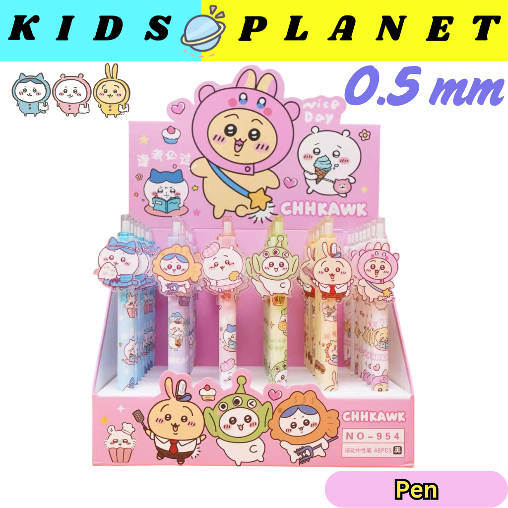 Pen | Chiikawa 3D acrylic gel pen 0.5 mm stationery kids children gift ...