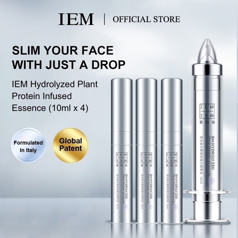 IEM Hydrolyzed Plant Protein Infused Ampoule (10ml x 4 btl) V shape ...