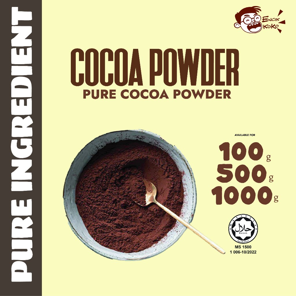 PURE COCOA POWDER / SERBUK KOKO - 1KG | Shopee Malaysia