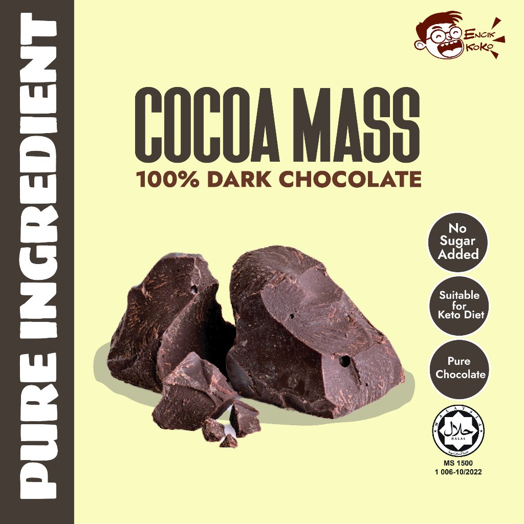 100% Dark Chocolate / Jisim Koko / Pure Chocolate / Cocoa Mass / No ...