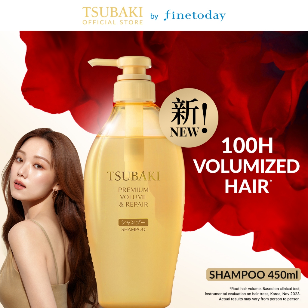 TSUBAKI Premium Volume & Repair Shampoo 450ml | Shopee Malaysia