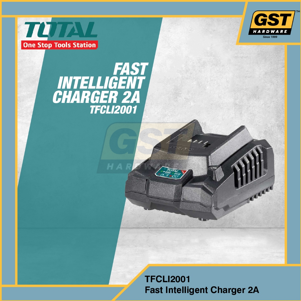 Total Lithium-Ion 2A Fast Intelligent Battery Charger TFCLI2001 Fast ...