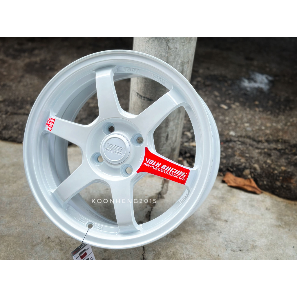 New Car Sport Rim Flow Forming 5.5KG Only - Rays Wheels Volk Racing TE37 15x6.5J 4x100 ET40 ...