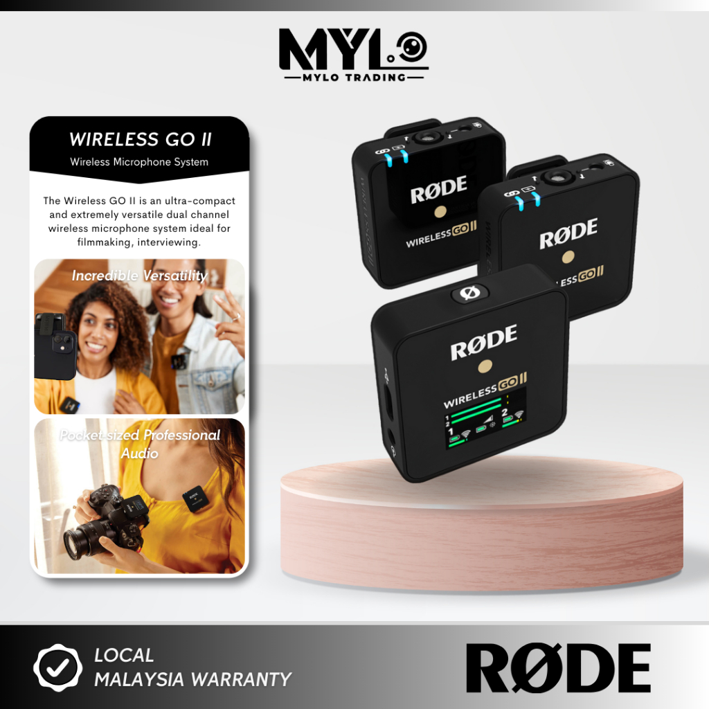 Rode Wireless GO II 2-Person | Wireless GO III | Wireless Pro Compact ...