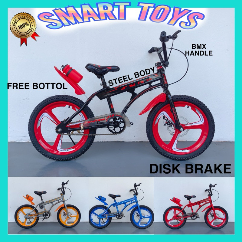 BASIKAL BUDAK 18 INCH SPORT RIM 3 BATANG ALLOY BASIKAL BMX KID RIDE ON ...