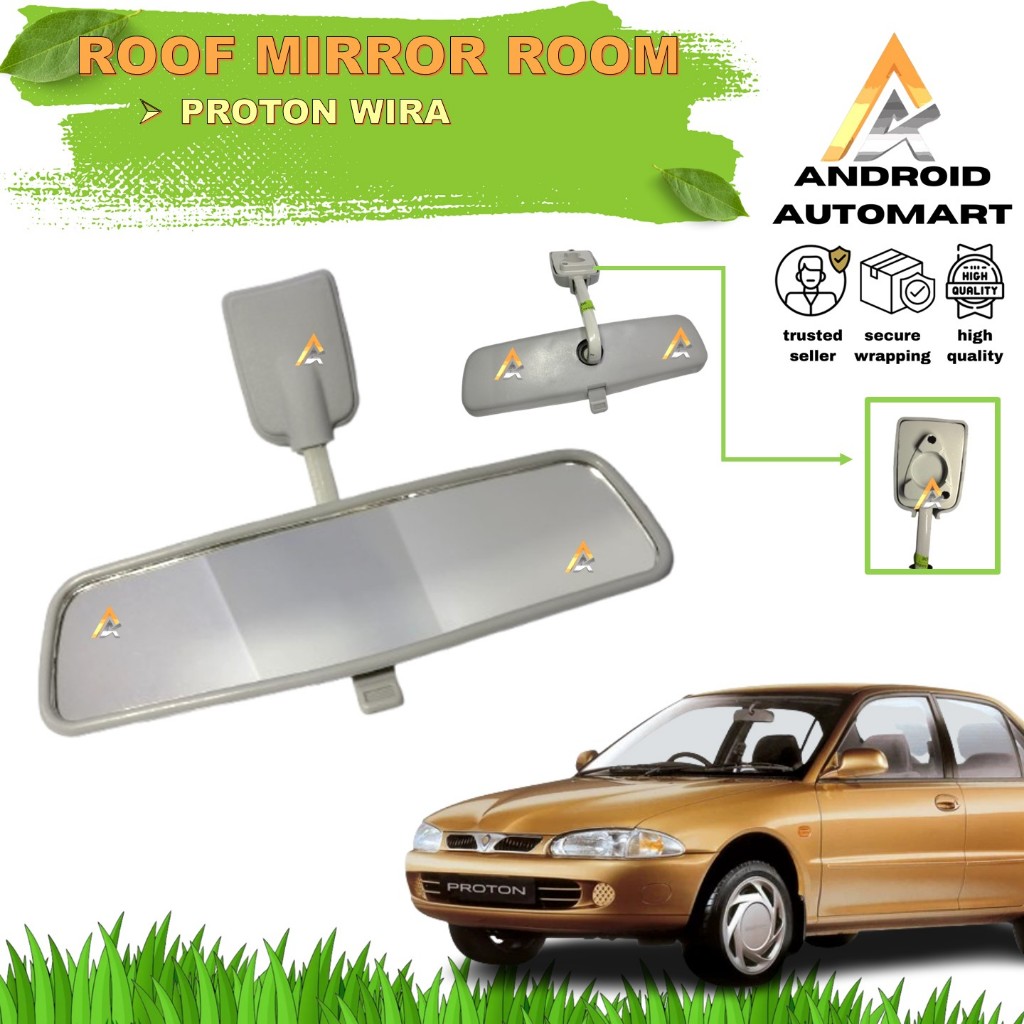 Proton Wira Roof Mirror Room Rear View Rear Cermin (Can Adjust ...