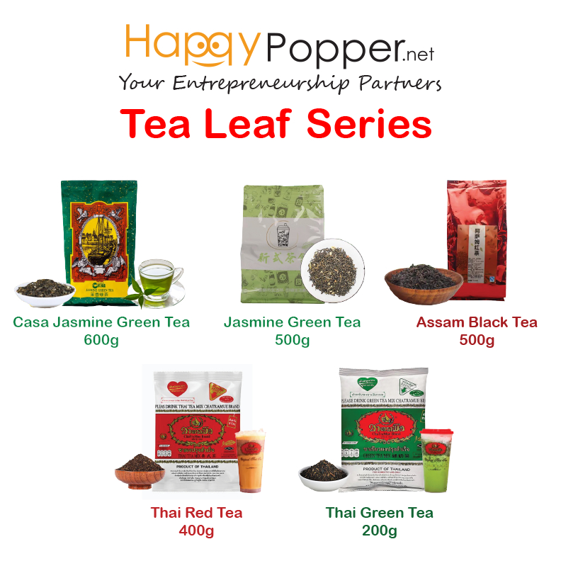 ChaTraMue Rea Tea Jasmine Green Earl Grey Black Assam Red Tea Leaf ...