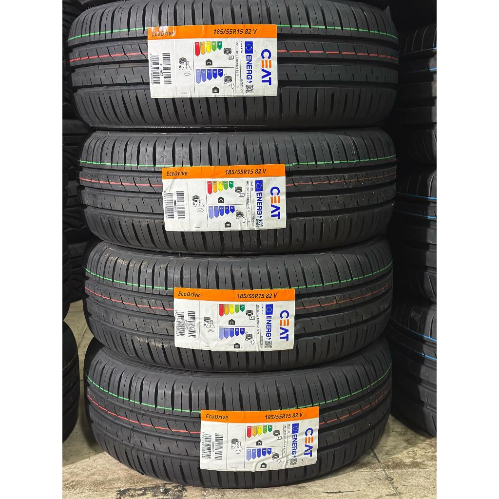 185/55/15 Ceat EcoDrive Tyre Tayar (ONLY SELL 2PCS OR 4PCS) | Shopee ...