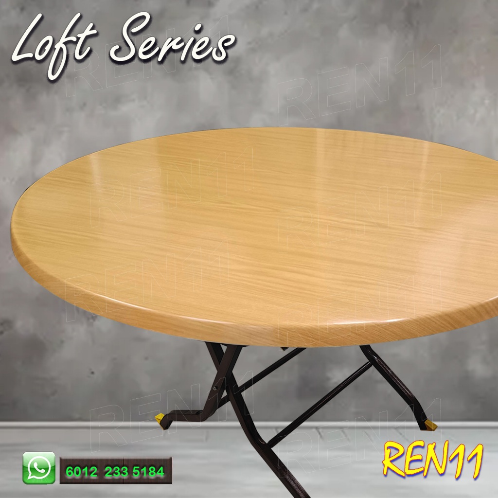 Restoran Furniture ,Meja Makan, Solid Table Top ,White Marble ...