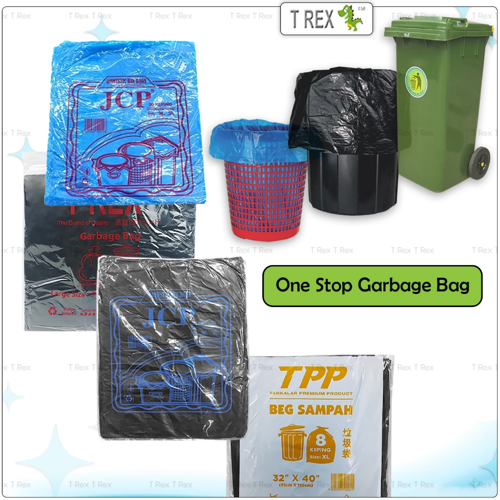 One Stop Garbage Bag / Trash Bags / Rubbish Sack / Beg Sampah / Karung ...