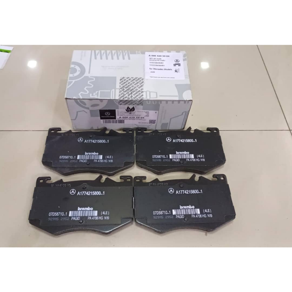 0004205904 ORIGINAL FRONT BRAKE PAD MERCEDES W177 A35 A45 AMG W118 CLA35 AMG W247 GLA35 GLA45 ...