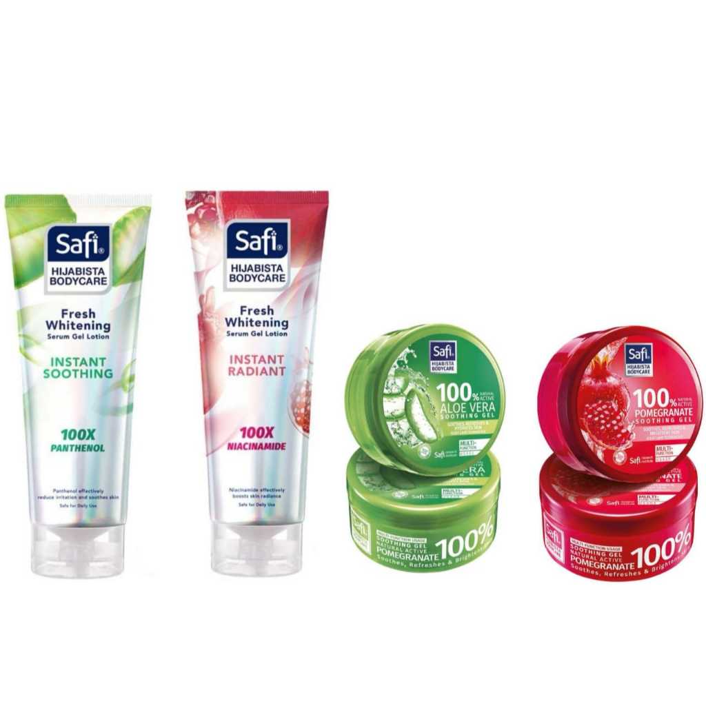 Safi Hijabista Bodycare Radiant/ Soothing Gel Fresh Gel Lotion (180ml ...
