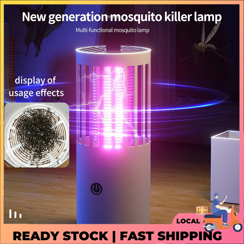 Portable Mosquito Killer Lamp Rechargeable Electric Quiet Pest Killer ...
