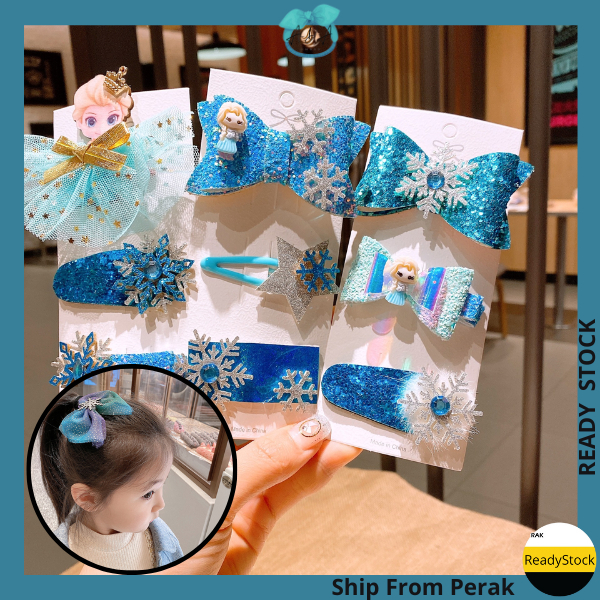 AIDA Elsa Princess Frozen Hair Pin Hair Clip BB Clip Bangs Cute ...
