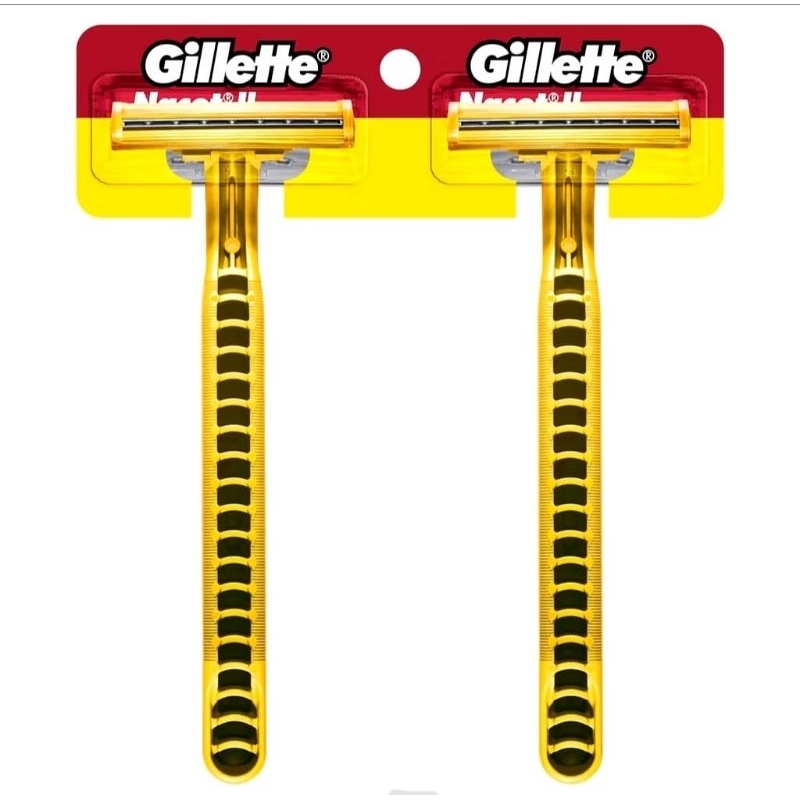 GILLETTE NACET /NACET 2 DISPOSABLE RAZOR 1PCS | Shopee Malaysia