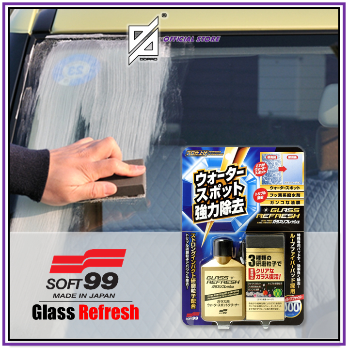 Soft99 | SOFT 99 Glass Stain Cleaner Glass Refresh Oil Film Water Spots ...