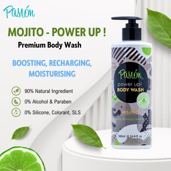 [Suit For Sensitive Skin] Pasion Premium Moisturising Mojito Body Wash ...