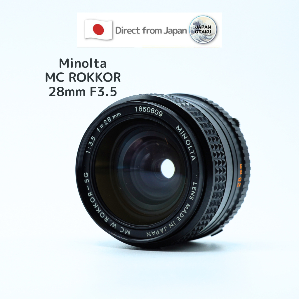 [Used in Japan] " Vintage Lens " MC W.ROKKOR-SG 28mm f/3.5 Minolta Released in Japan | Shopee ...