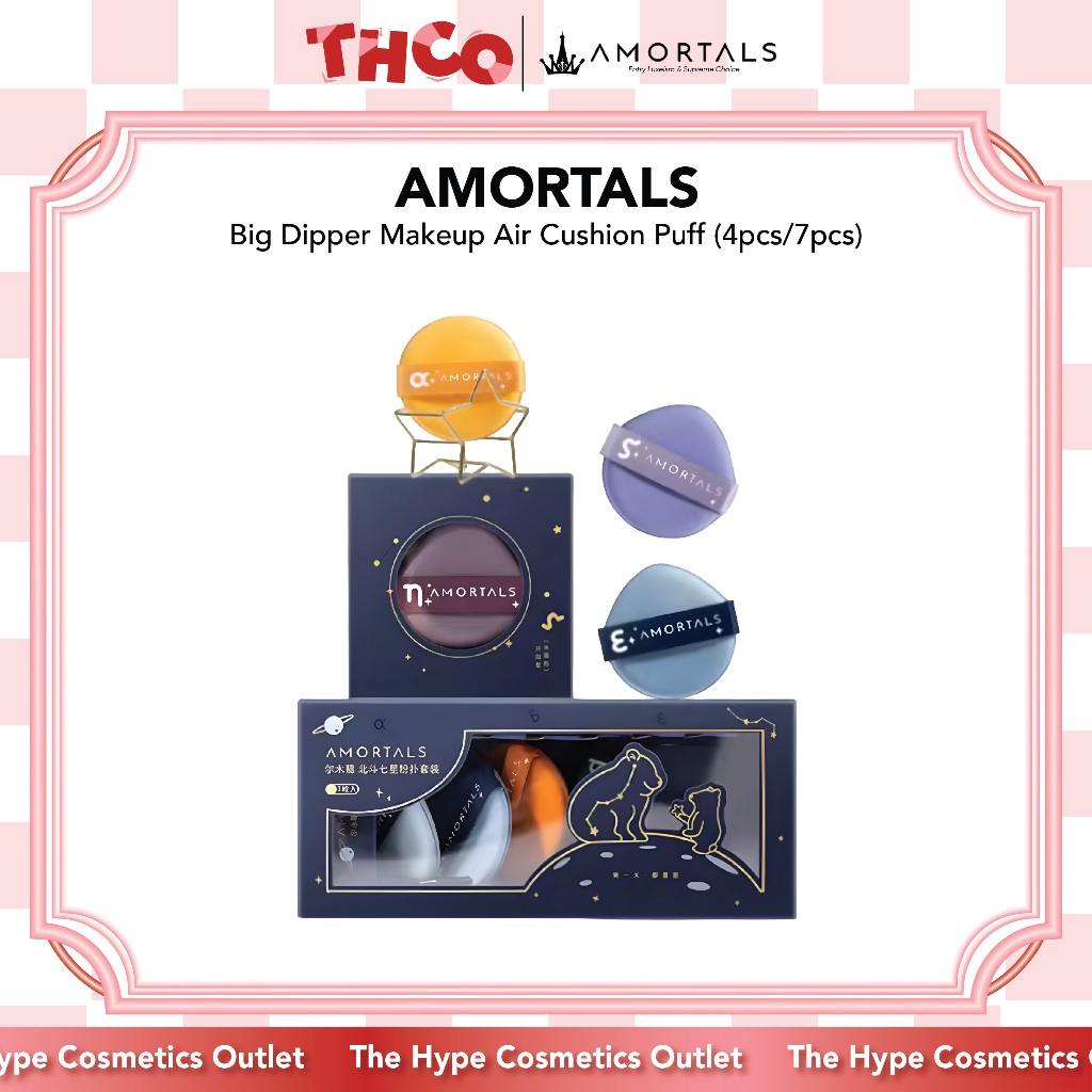AMORTALS Big Dipper Makeup Air Cushion Puff (4 Pcs/7 Pcs ...