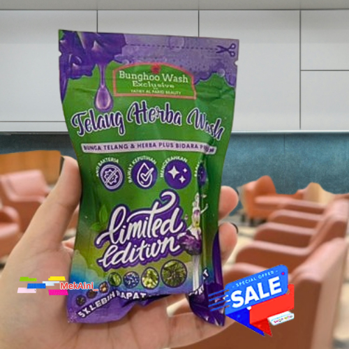 Bunghoo Perawan Wash ( Pencuci Wanita ) dengan Ekstrak Bunga Telang ...