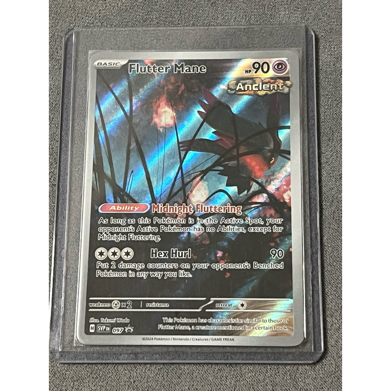 Pokemon TCG scarlet Violet Promo - Flutter Mane - SVP097 - Illustration Rare Promo | Shopee Malaysia