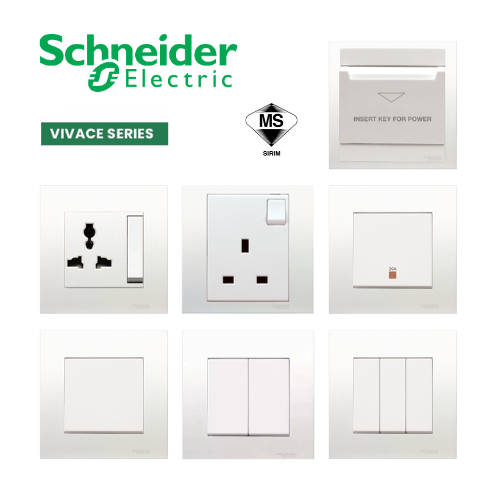 (LOWEST PRICE) Schneider Electric Vivace Series 13A Universal Switch ...