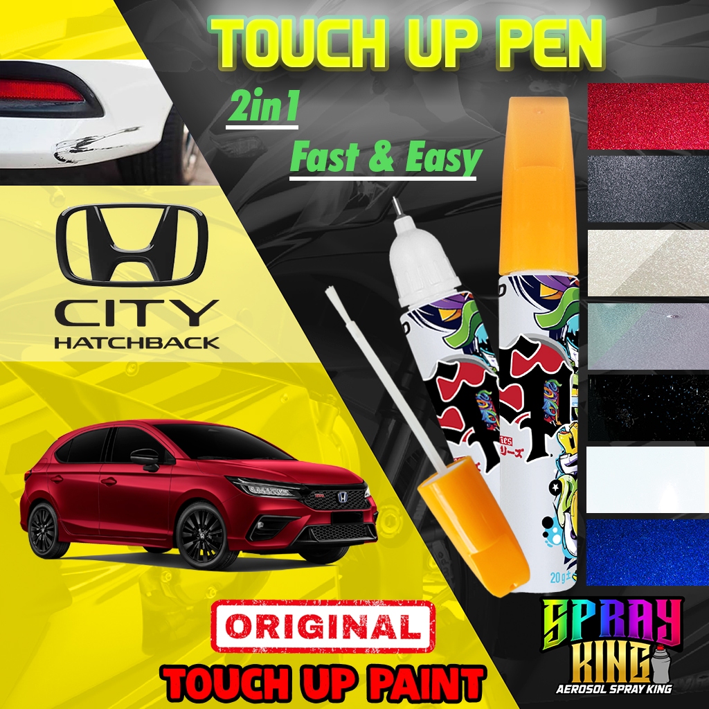 HONDA CITY HATCHBACK ( 2in1 Touch Up Pen ) Original Touch Up Paint Car ...