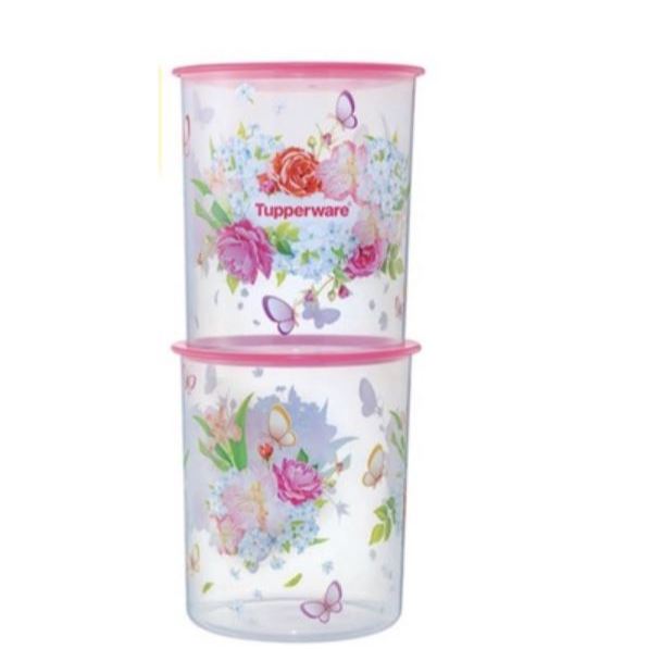 Tupperware Spring Garden One Touch Canister Medium 3L | Shopee Malaysia