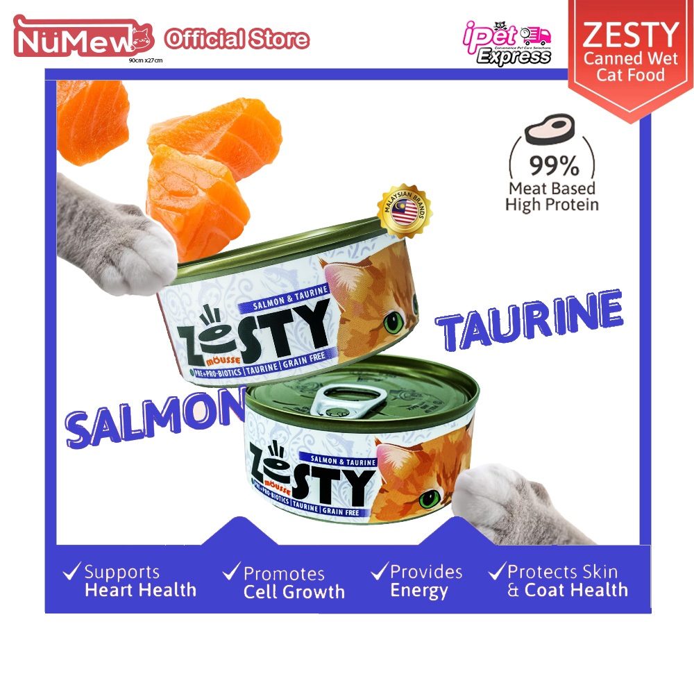 Numew Zesty Mousse - Salmon & Taurine 100g | Shopee Malaysia