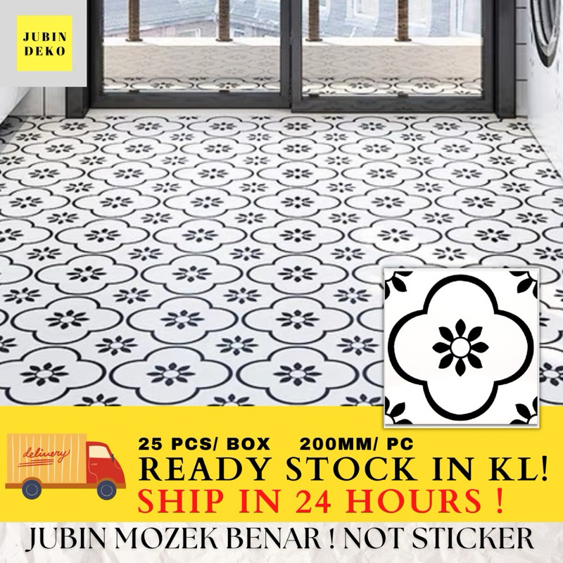 [NOT STICKER] *1 BOX 25PCS* WALL TILES /MOZEK/JUBIN DINDING/CERAMIC ...
