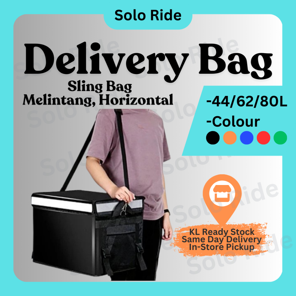80L 62L 44L Food Delivery Bag Delivery Food Beg Penghantaran Makanan ...