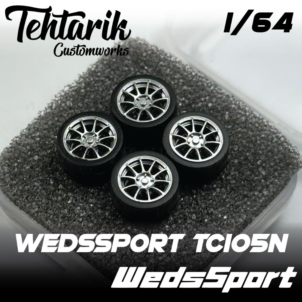 WedsSport TC105N Resin Rims 1:64 Scale 9mm 10mm | Shopee Malaysia