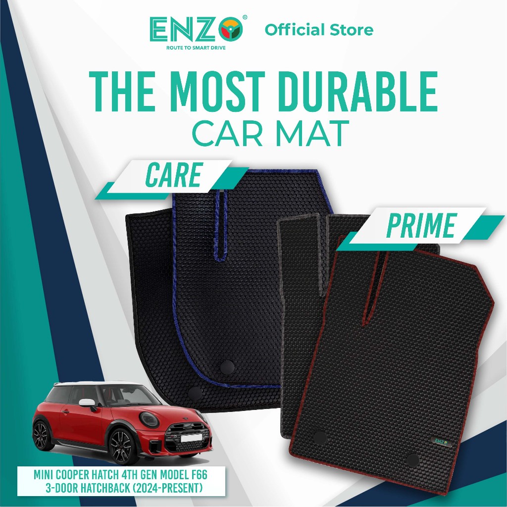 ENZO Car Mat Mini Hatch 4th Gen Model F66 3-Door Hatchback (2024-Present) | Shopee Malaysia