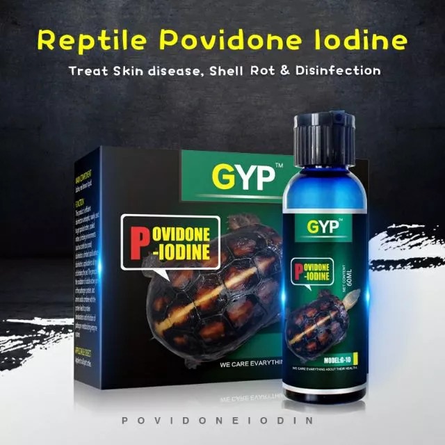 GYP G-10 Turtles Povidone-iodine/Reptile Povidone Iodine solution 60ml ...