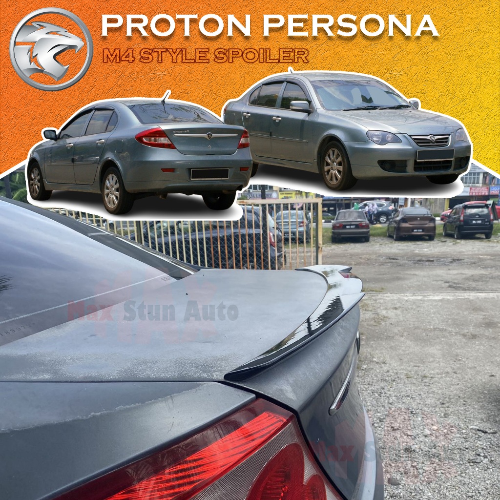 PROTON PERSONA M4 SPOILER DUACKTAIL M4 STYLE FOR PERSONA LAMA | Shopee ...