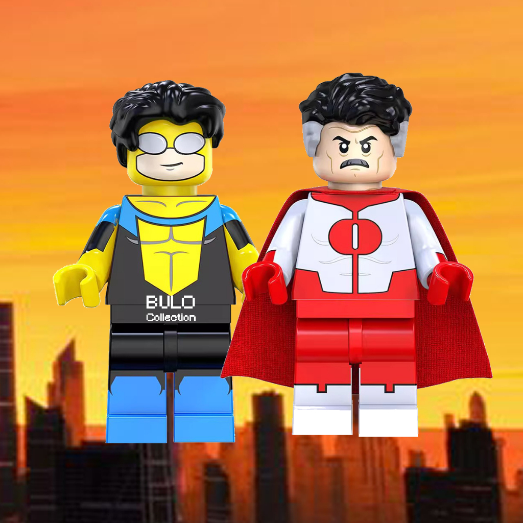 Invincible Omni-Man Custom Minifigures Superhero Animation Building ...