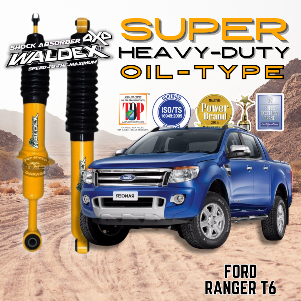 Ford Ranger T6 4WD 4X4 - Waldex Super Heavy Duty Oil Premium Absorber ...