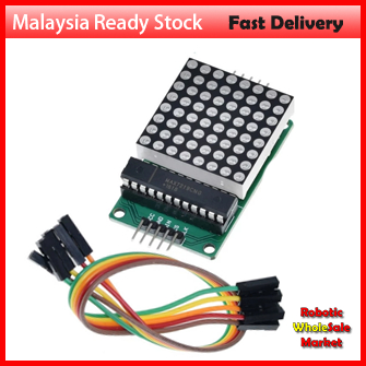Dot Matrix 8x8 Display Module MAX7219 | Shopee Malaysia