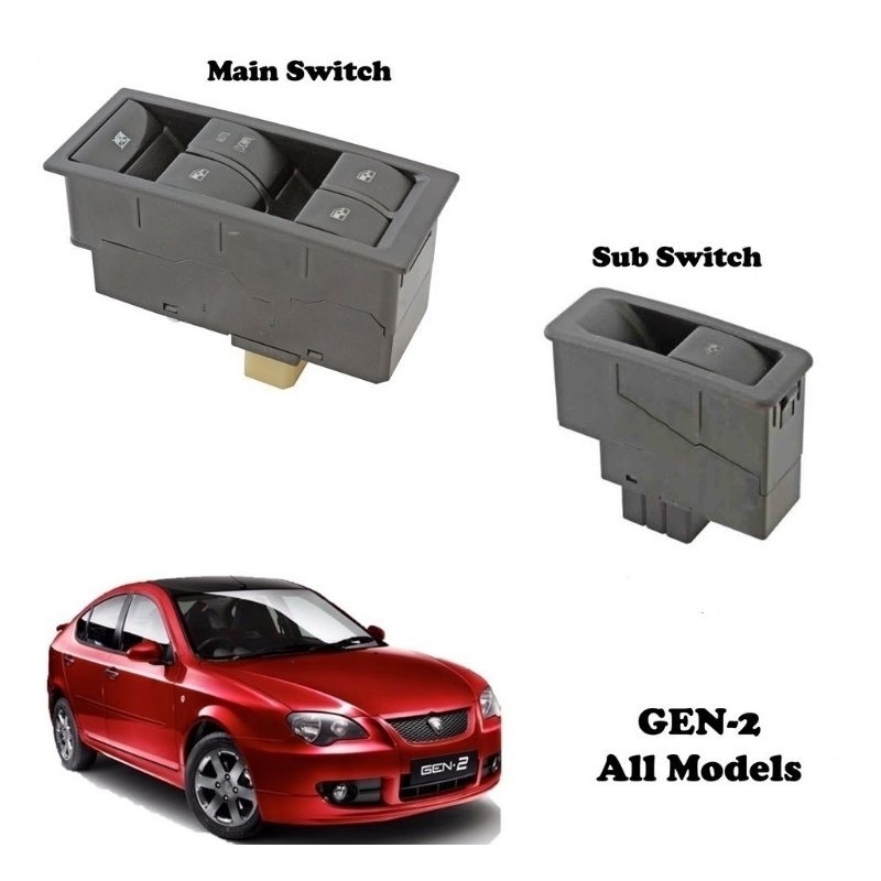 Proton Gen 2 Power Window Main Switch Up Down Switch Single Driver ...