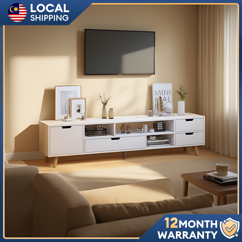 5Ft TV Cabinet/TV Media Storage Cabinet/Rak TV/Multi-functional TV ...