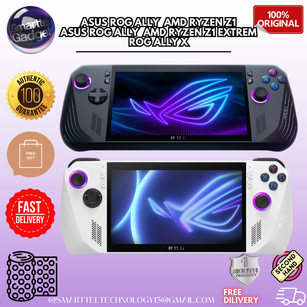 ORIGINAL USED UNIT ASUS ROG ALLY Z1 / Z1 EXTREME | ROG ALLY X Ryzen Z1 ...