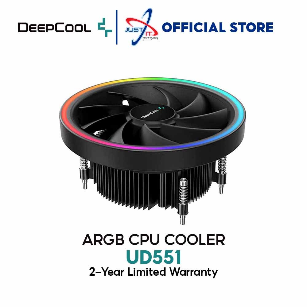DEEPCOOL UD551 ARGB CPU COOLER AMD CPU AIR COOLER (136MM PWM HYDRO FAN ...