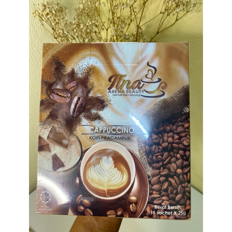TINA BEAUTY COFFEE CAPPUCCINO (kopi kurus) | Shopee Malaysia